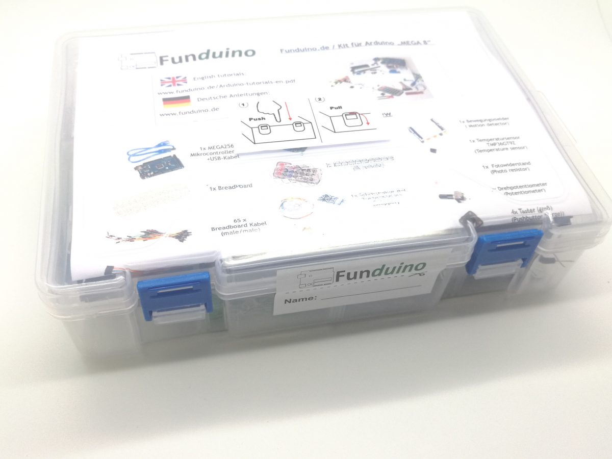 Arduino in der Schule - Funduino - Kits und Anleitungen für Arduino