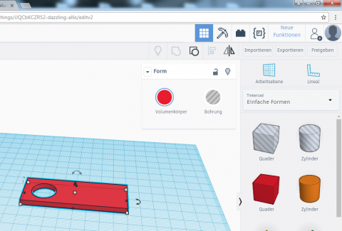 3D-Design mit Tinkercad - Funduino - Kits und Anleitungen für Arduino