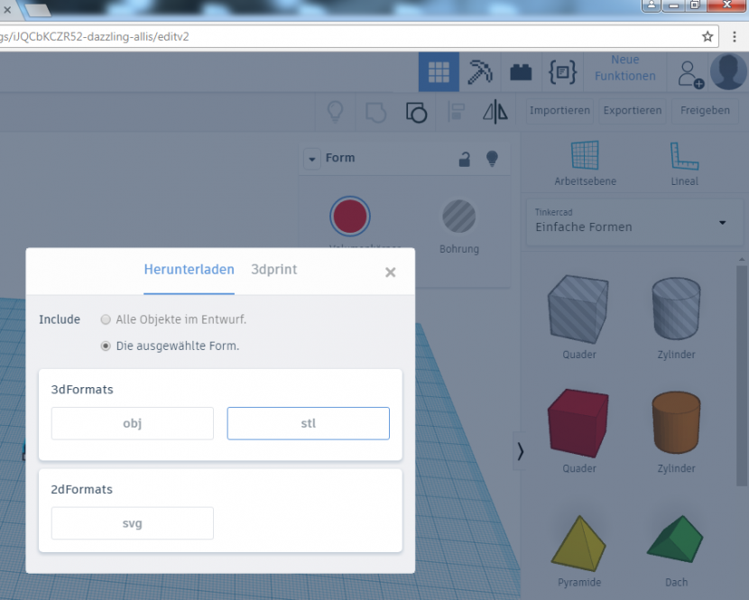 3D-Design mit Tinkercad - Funduino - Kits und Anleitungen für Arduino