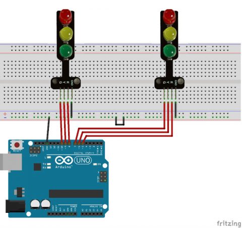 Ampelschaltungen - Funduino - Kits und Anleitungen für Arduino