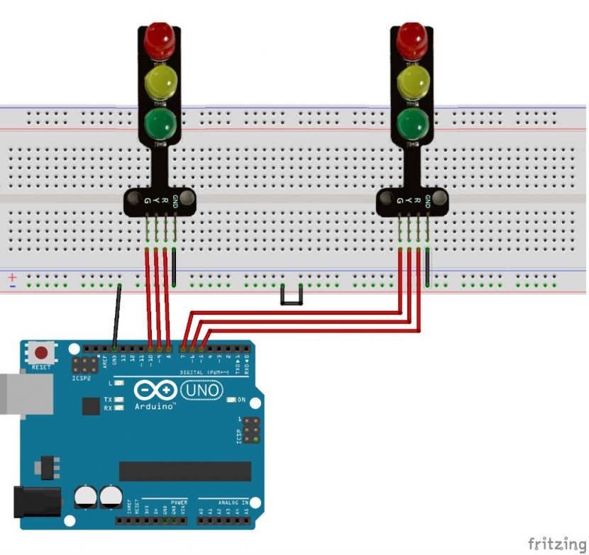 Ampelschaltungen - Funduino - Kits und Anleitungen für Arduino