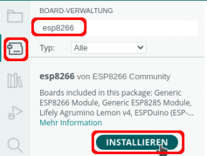 Wemos D1 in der Arduino IDE installieren - Funduino - Kits und Anleitungen für Arduino