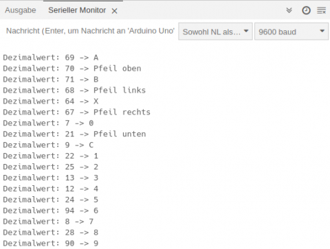 Infrarot-Fernbedienung - Funduino - Kits und Anleitungen für Arduino
