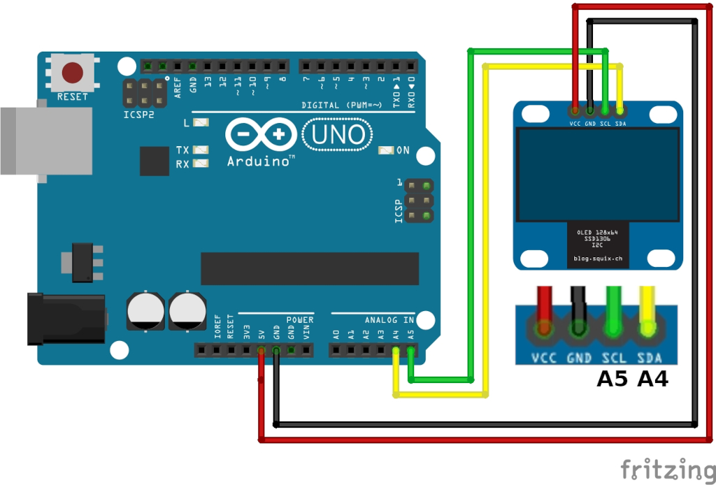 Ansteuerung von OLEDs - Funduino - Kits und Anleitungen für Arduino